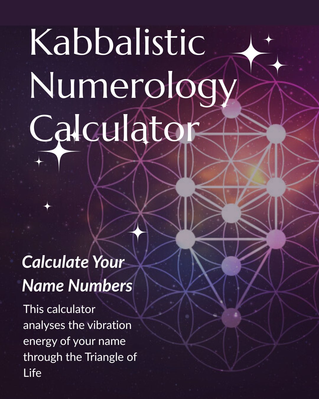 Life Path Number Calculator – Kabbalistic Numerology